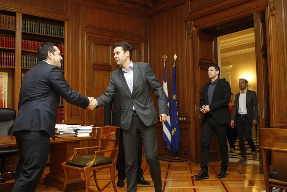 Συνάντηση Τσίπρα με τους πρωταθλητές Ευρώπης του 2004 | SPORT24