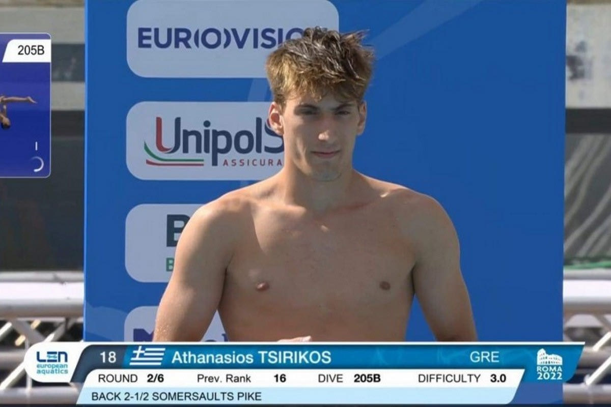 Ευρωπαϊκό καταδύσεων: Ενδέκατος ο Τσιρίκος στον τελικό των 10 μ. | SPORT24