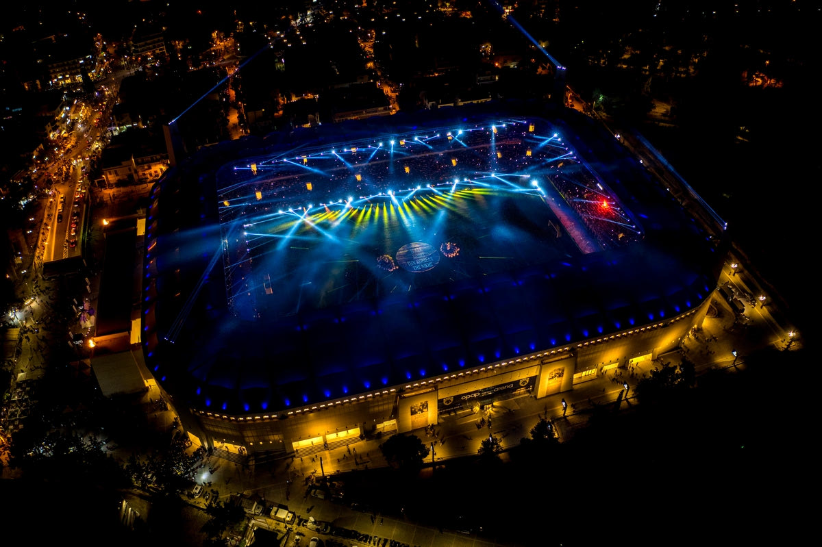 OPAP Arena: Οι εντυπωσιακές λήψεις του γηπέδου από ψηλά με χρήση drone | SPORT24