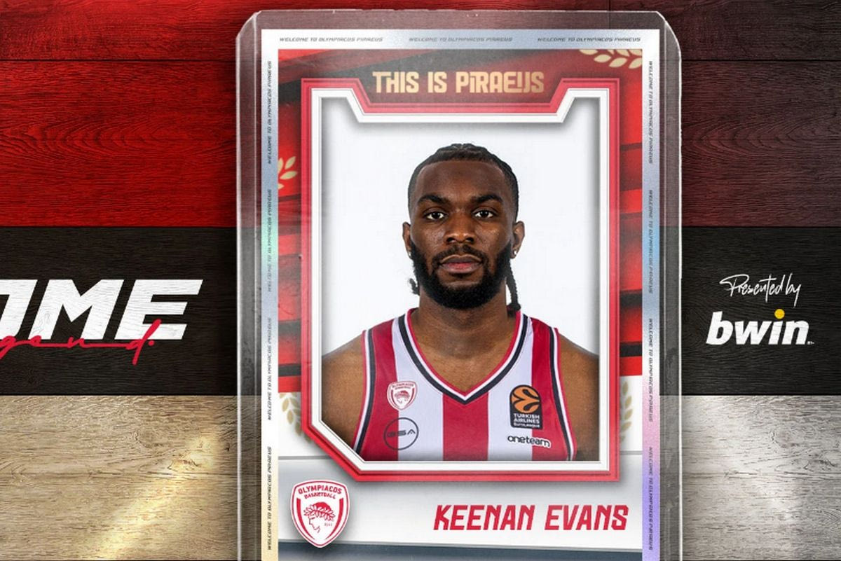 Ερυθρόλευκος ο Κίναν Έβανς: Ο Ολυμπιακός ανακοίνωσε την απόκτησή του ...