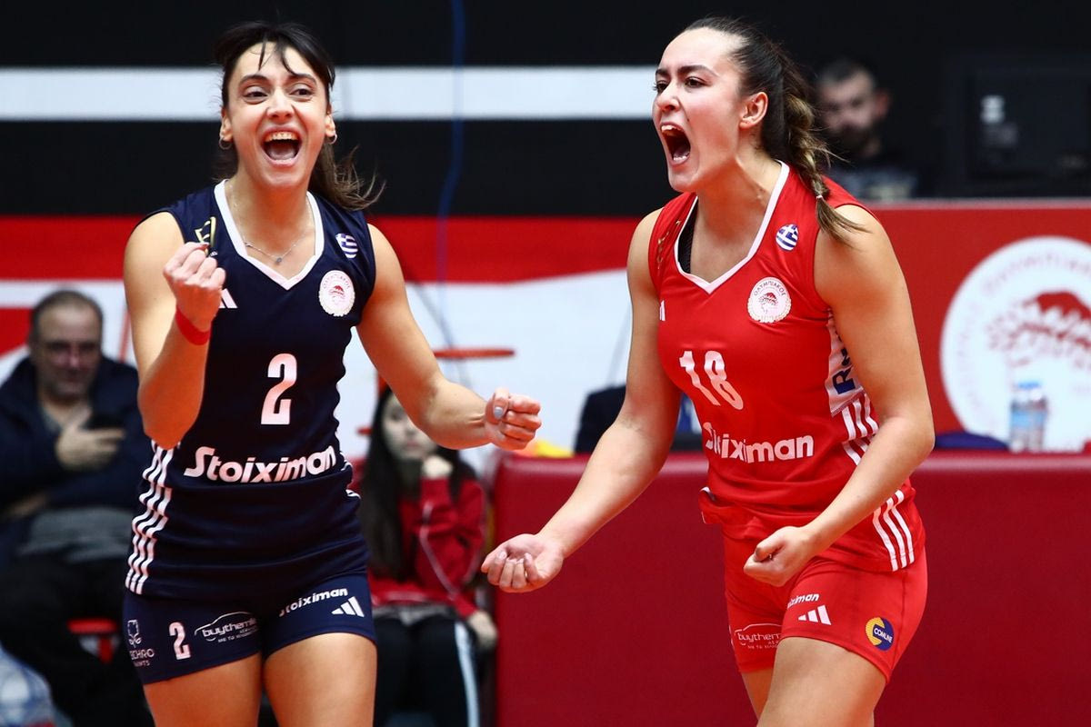 Ολυμπιακός - Θέτις 3-1: Οι ερυθρόλευκες επέστρεψαν στην κορυφή της ...