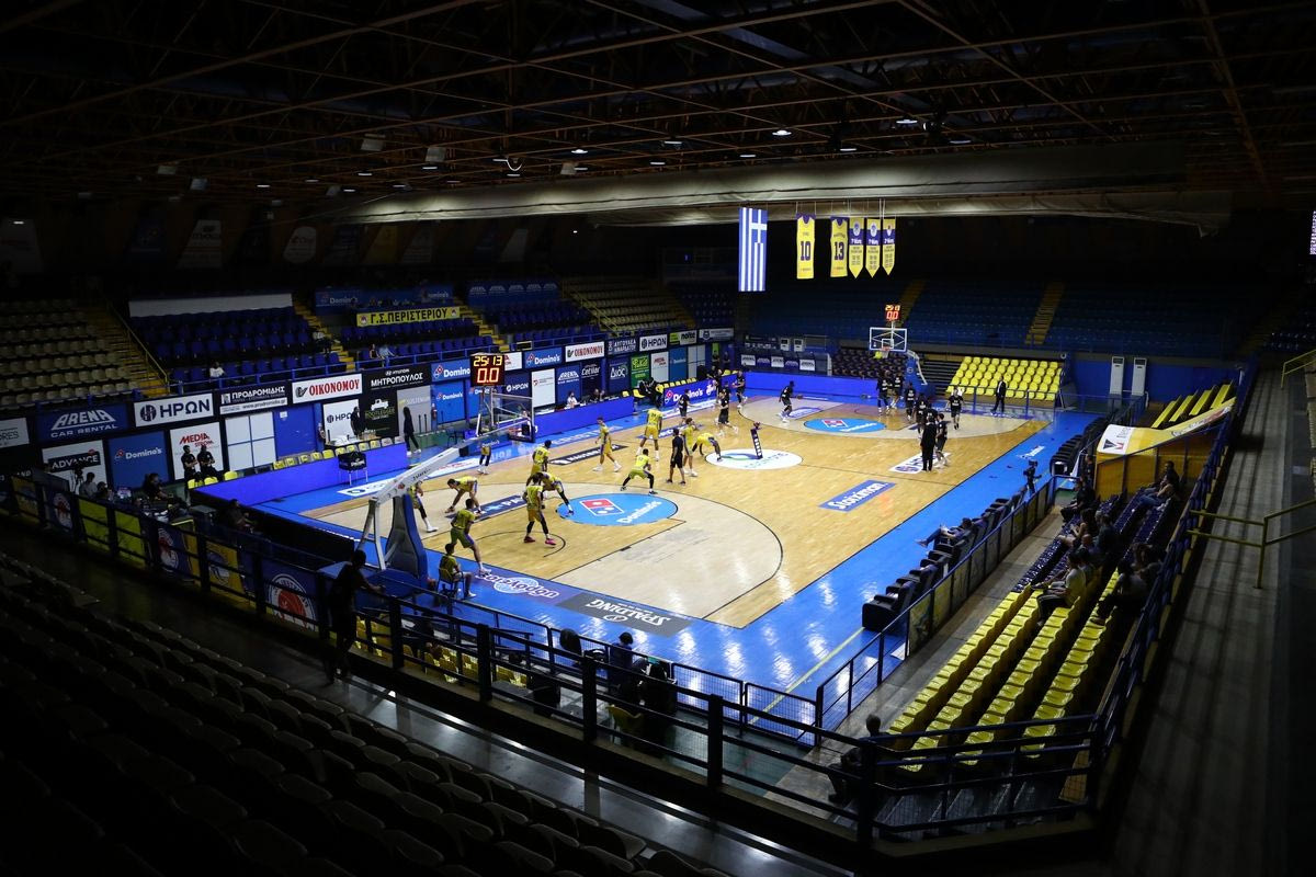 Κανονικά με κόσμο ο αγώνας Περιστέρι - Προμηθέας για την Stoiximan GBL ...
