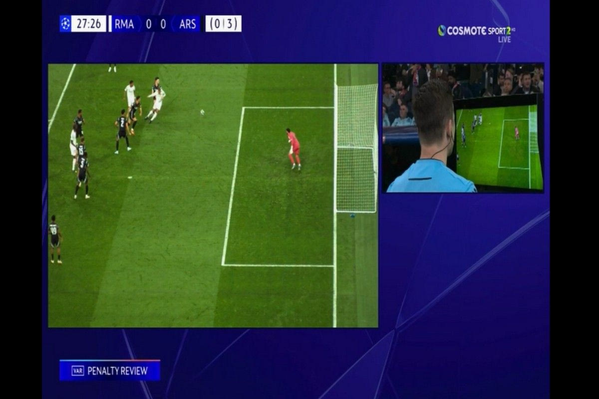 Ρεάλ - Άρσεναλ: Ο Εμπαπέ κέρδισε πέναλτι, αλλά ο διαιτητής το πήρε πίσω ...