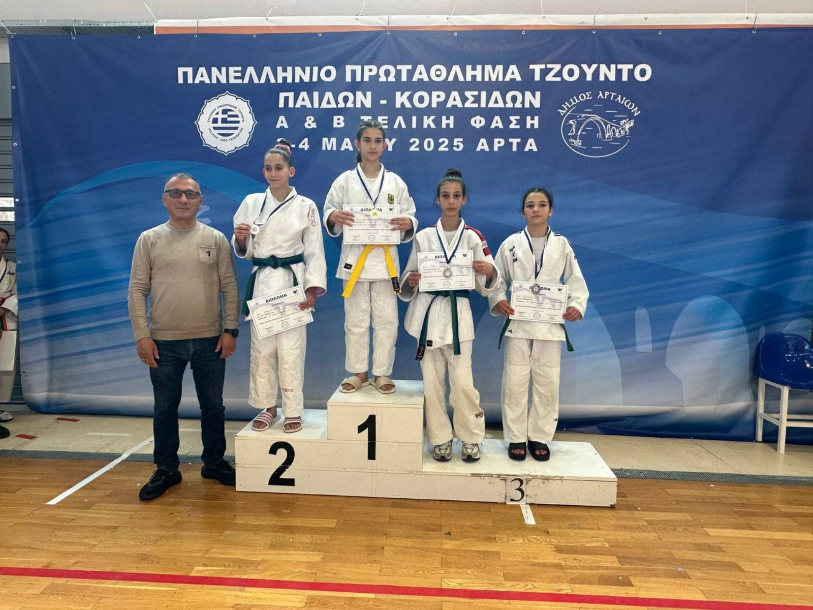 Τα αποτελέσματα του Πανελλήνιου πρωταθλήματος τζούντο παίδων-κορασίδων ...