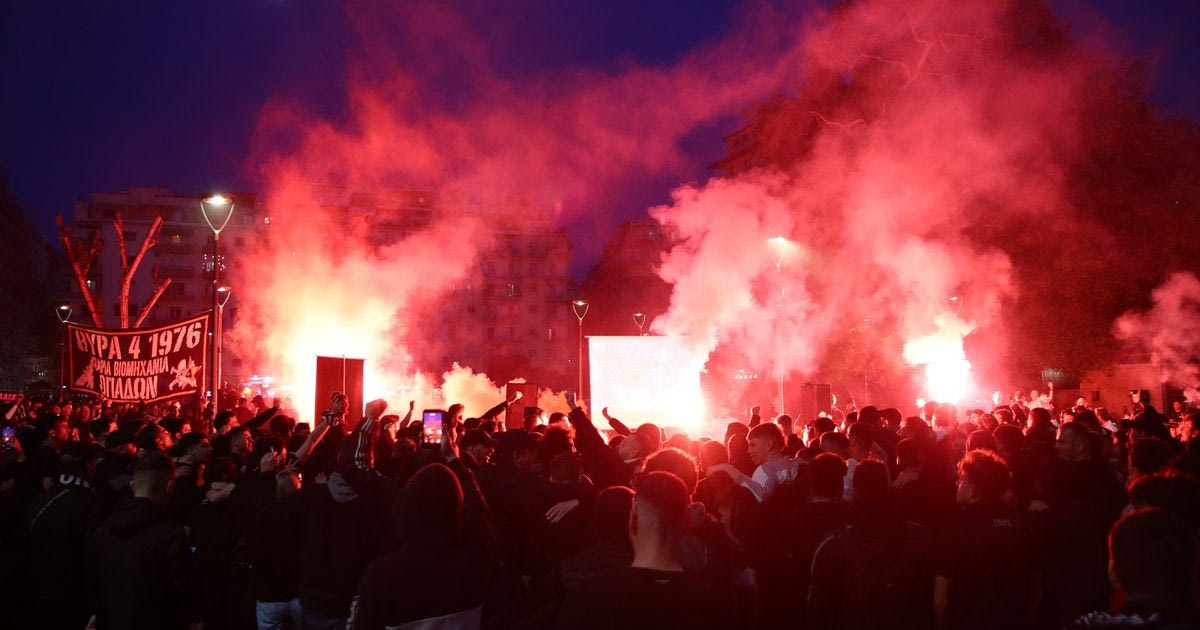Μπιλμπάο - ΠΑΟΚ: Χαμός από χιλιάδες φιλάθλους του Δικεφάλου στην ...