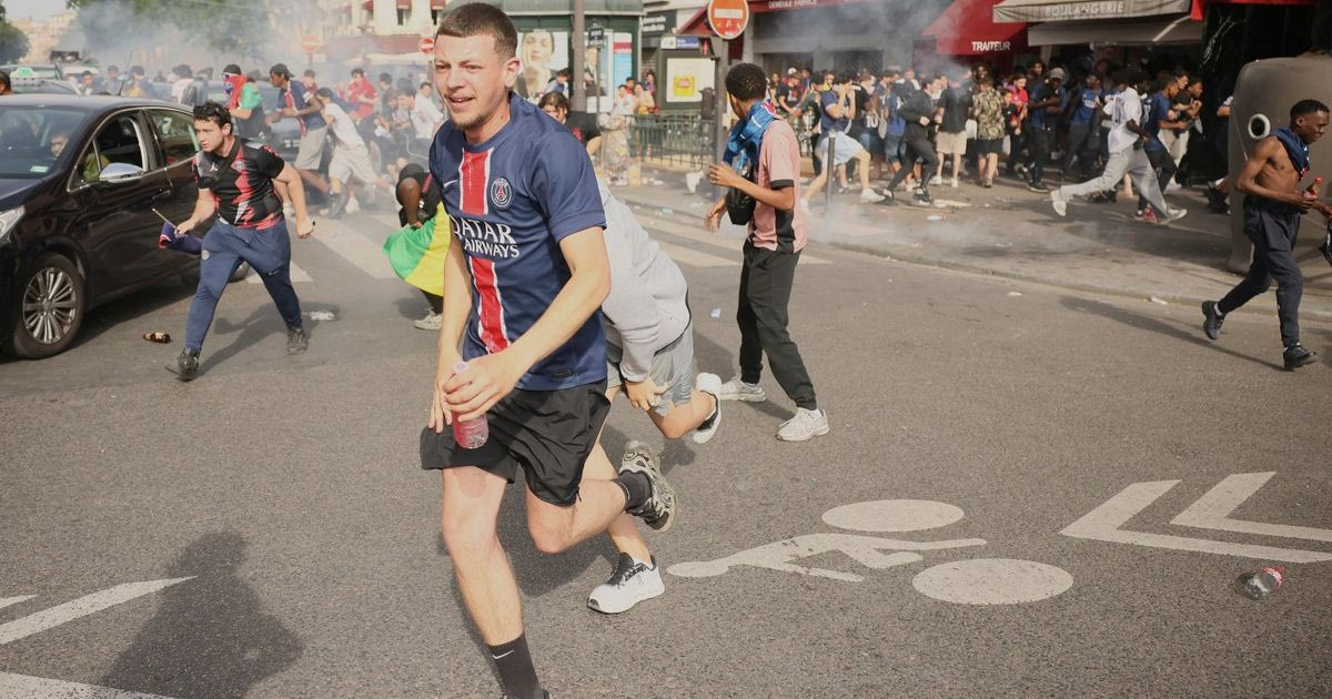 Δεν κόπασε η ένταση στο Παρίσι: Συνεχίστηκαν και μετά τον τελικό τα ...