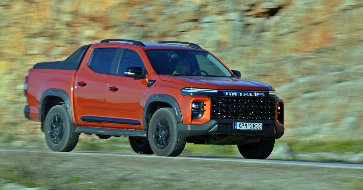 Οδηγούμε το pick up της Maxus με τους 215 ίππους που θέλει να αλλάξει ...